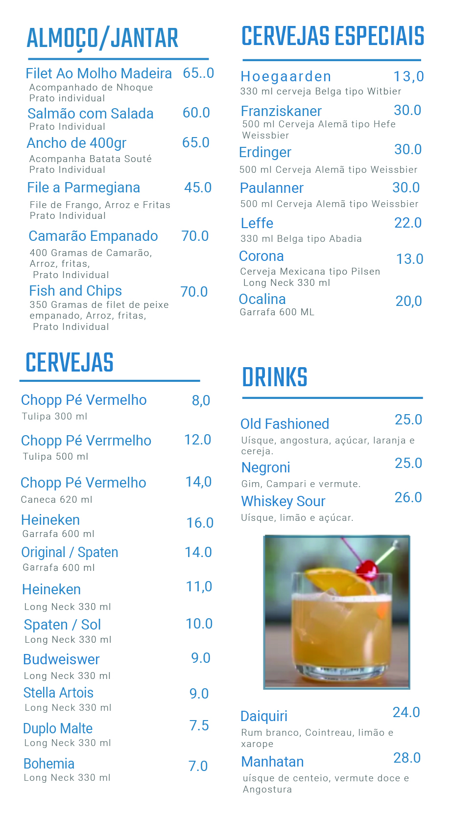 Menu Bar - therocksresort.com.br